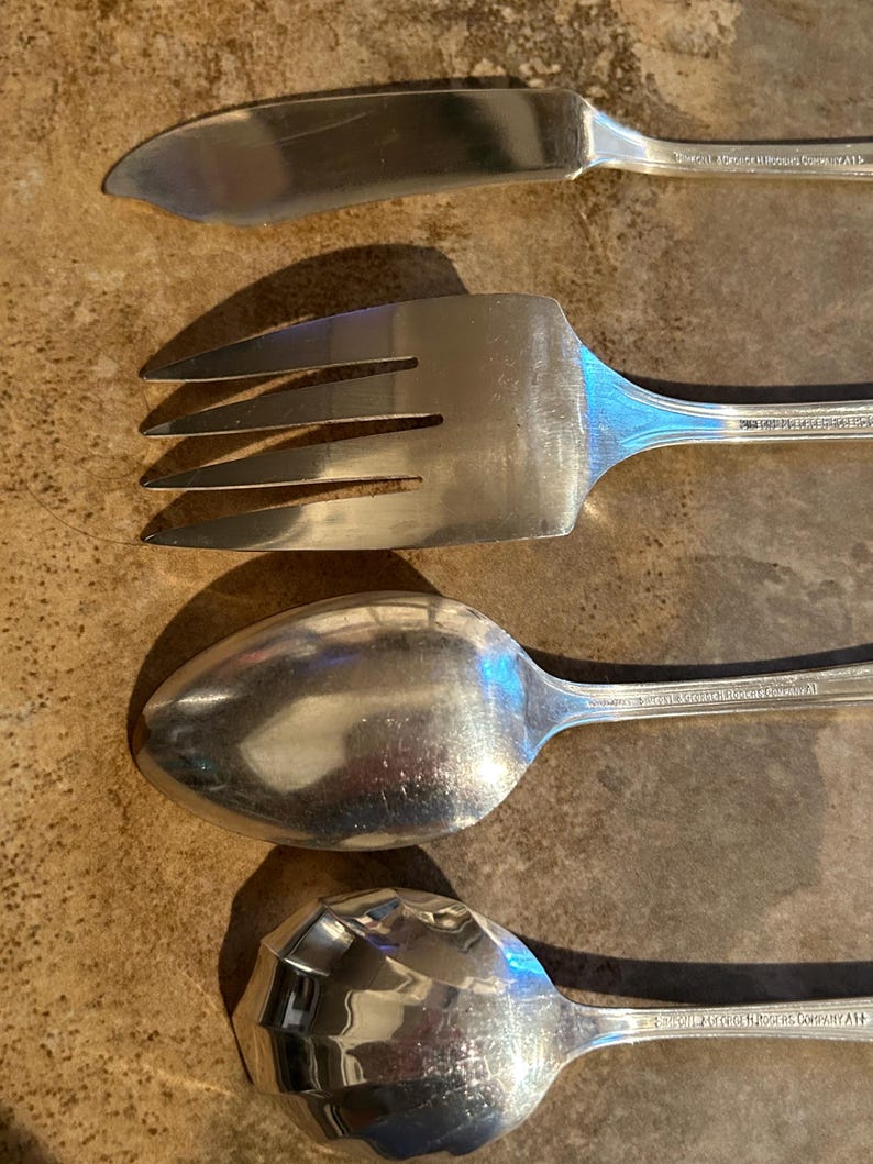 Vintage Silverplate Serving Pieces - 4 Pieces - Etsy