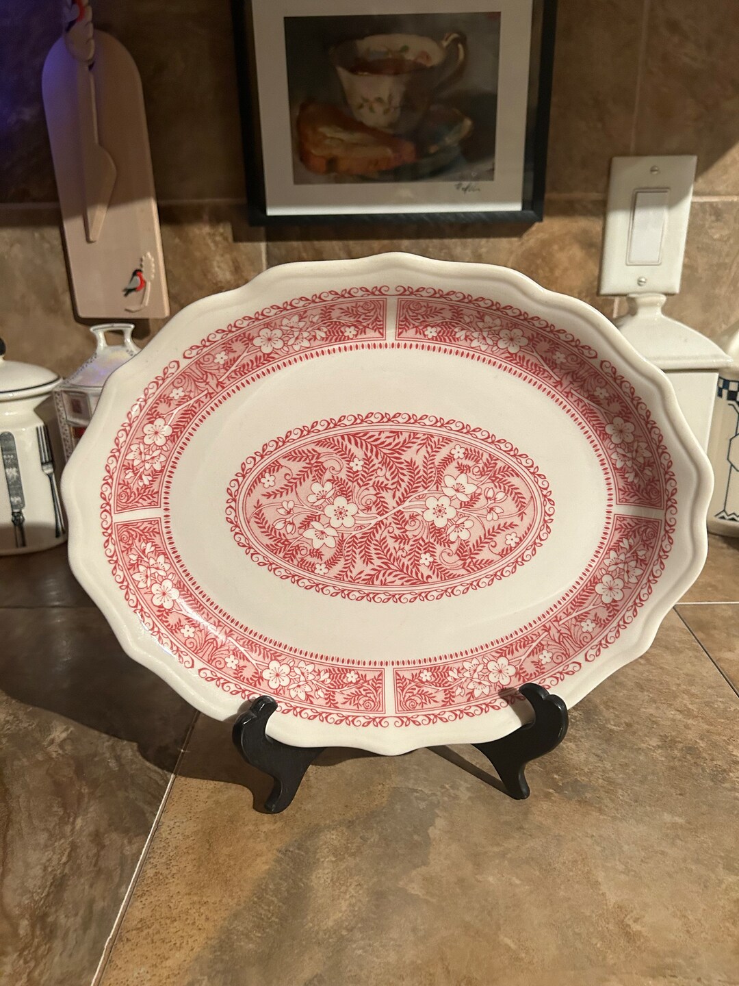 Syracuse China Restaurant Ware Platter Strawberry Hill - Etsy