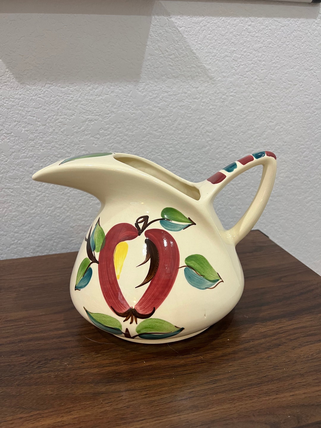 Purinton Slip Ware Pitcher - Etsy