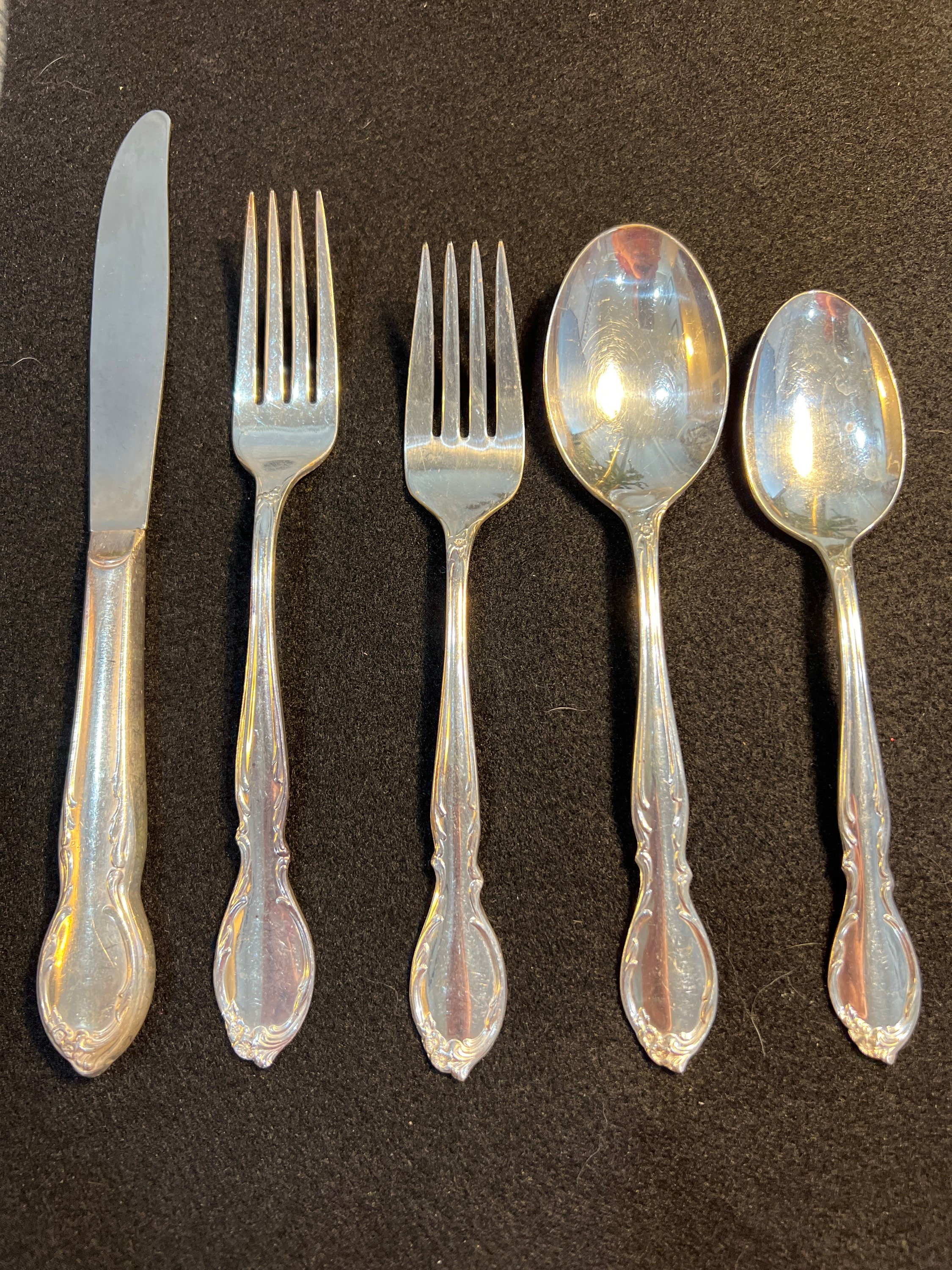 Wm Rogers Moonlight Silverplate Flatware priced Individually - Etsy