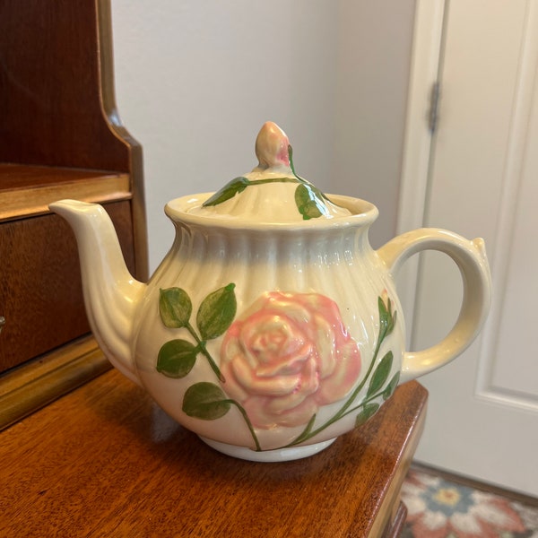 Rose Teapot - Etsy