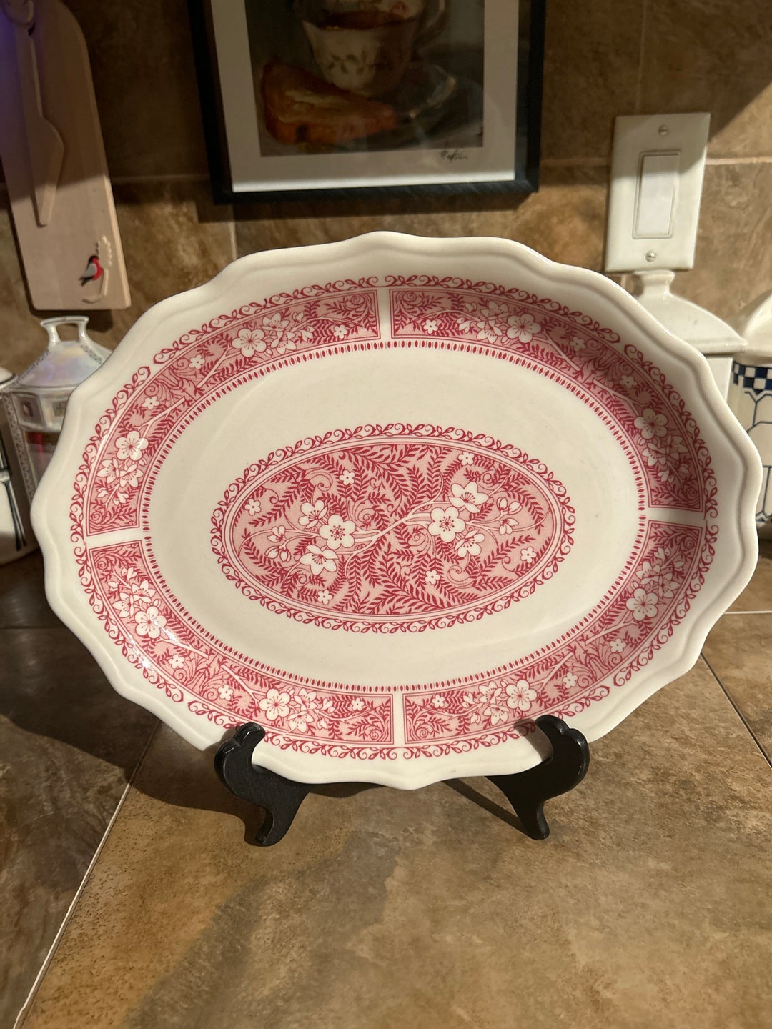 Syracuse China Restaurant Ware Platter Strawberry Hill - Etsy