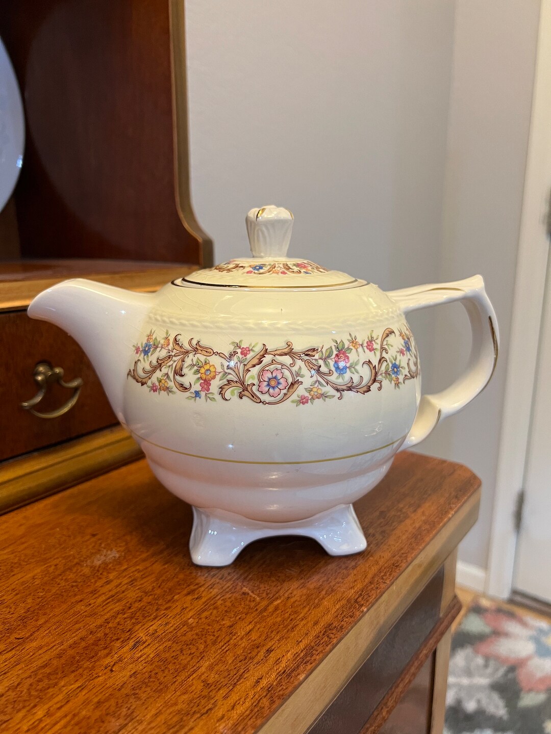 Crown Potteries Teapot - Etsy
