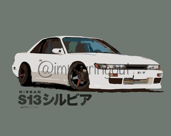 Silvia S13 Poster - Etsy