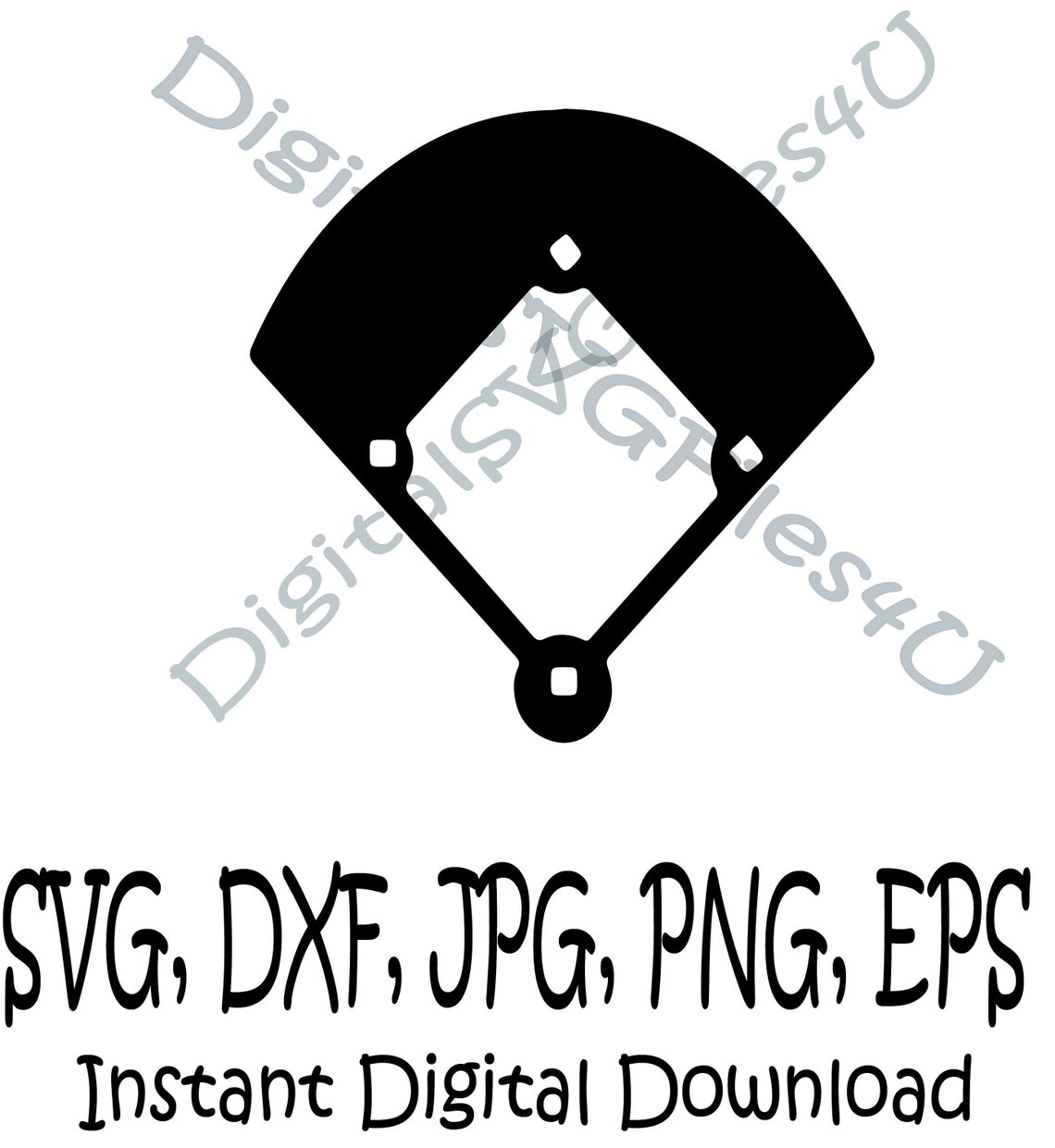 Baseball Field SVG, Baseball Diamond Svg, Baseball Game Svg, Baseball ...