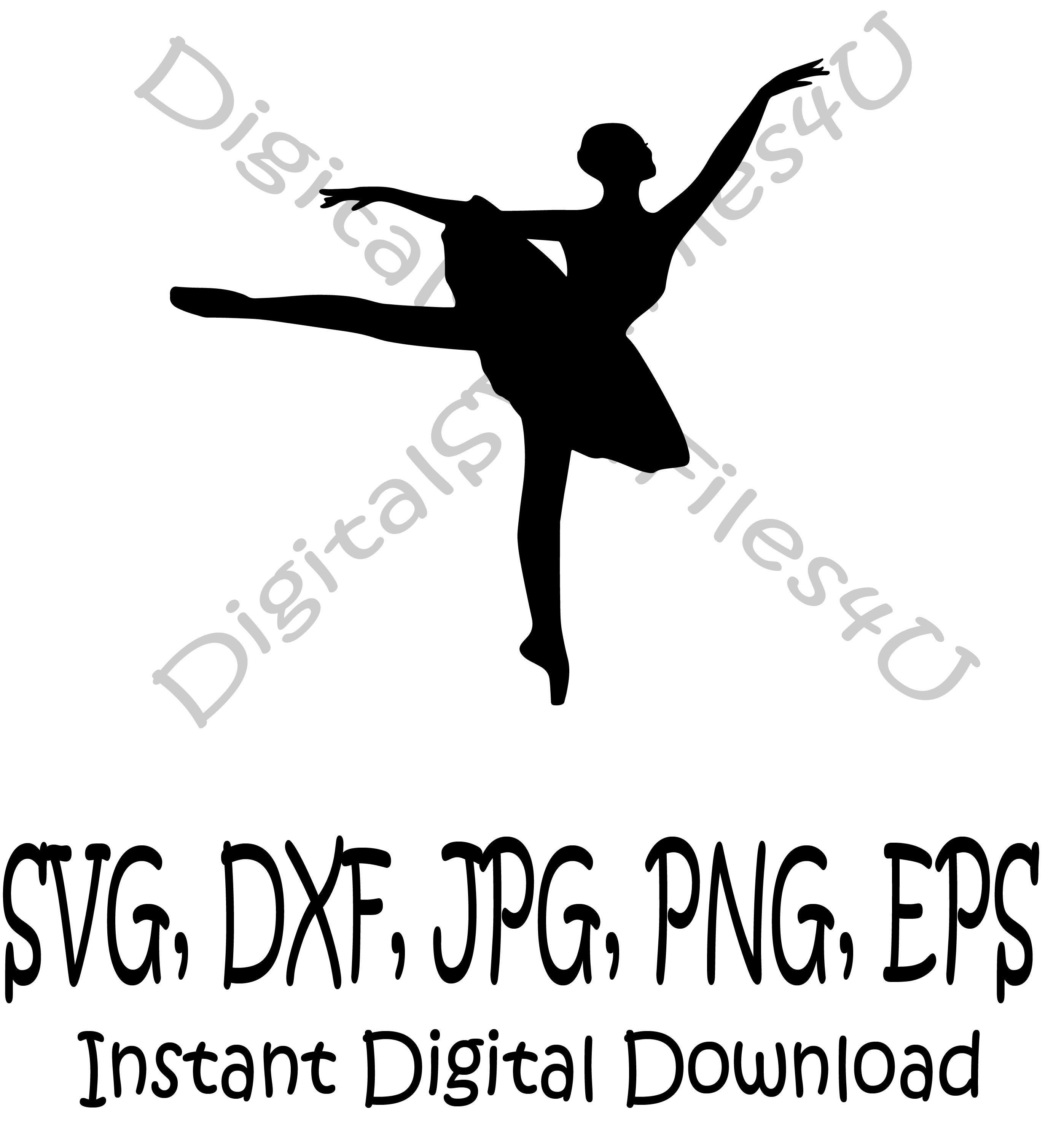 Ballet Dancer SVG, Ballerina Svg, Ballet Svg, Dancer Svg, Dancer Ballet ...