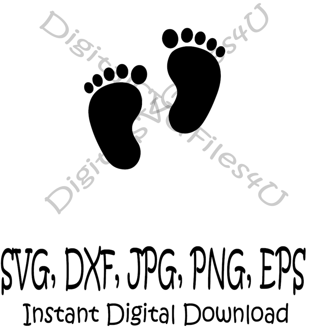 Baby Feet SVG, Newborn Feet Svg, Infant Feet Svg, Baby Feet, Newborn ...