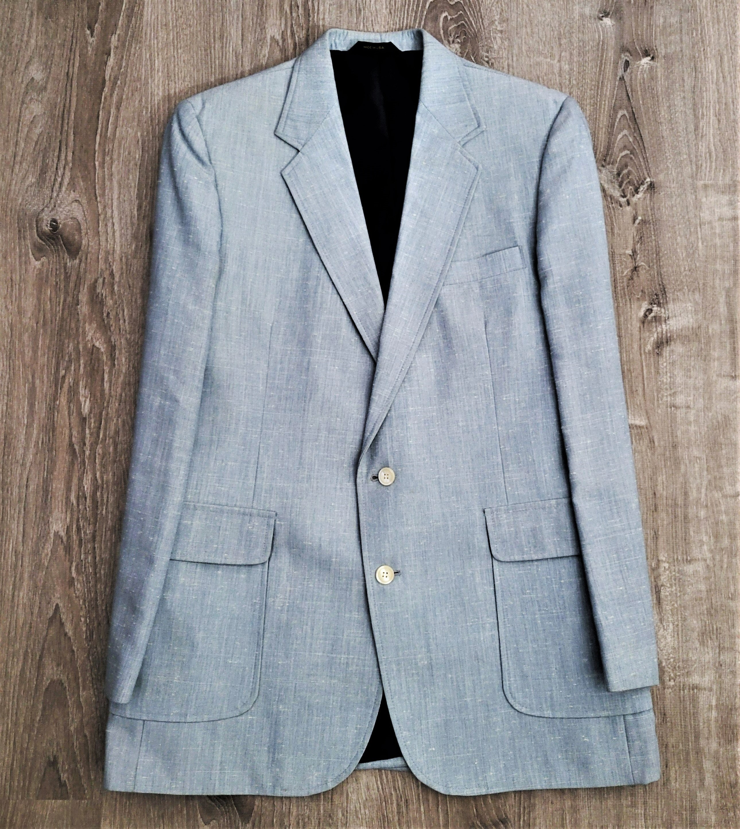 Vintage 70s Nubby Atomic Fleck Sport Coat Blazer Suit Jacket Vtg 1970s ...
