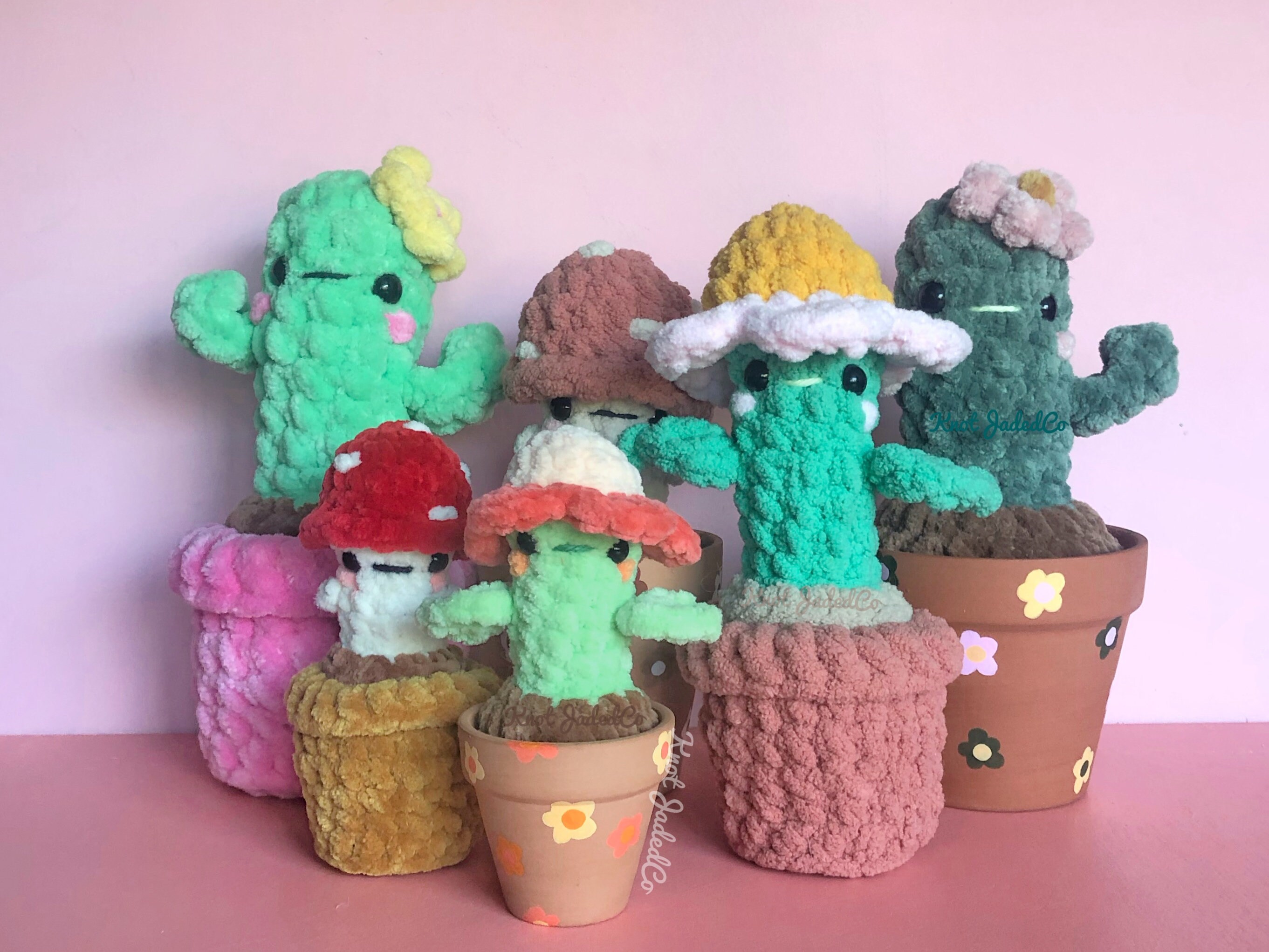 Potted Plant Pals Crochet Pattern - Etsy