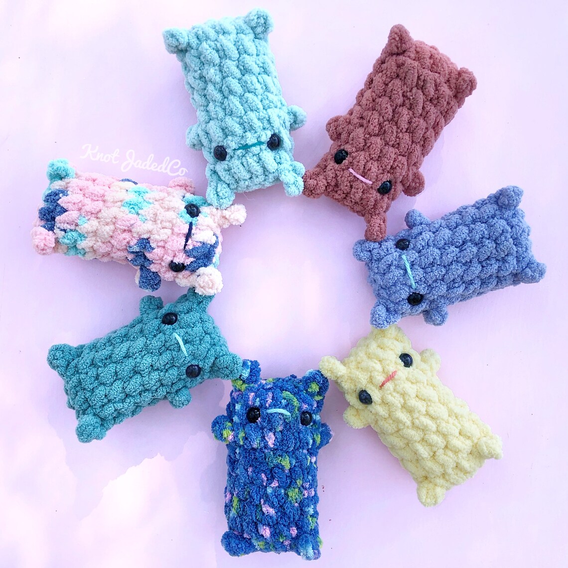 Squishy Stress Pet No-sew Crochet Pattern - Etsy