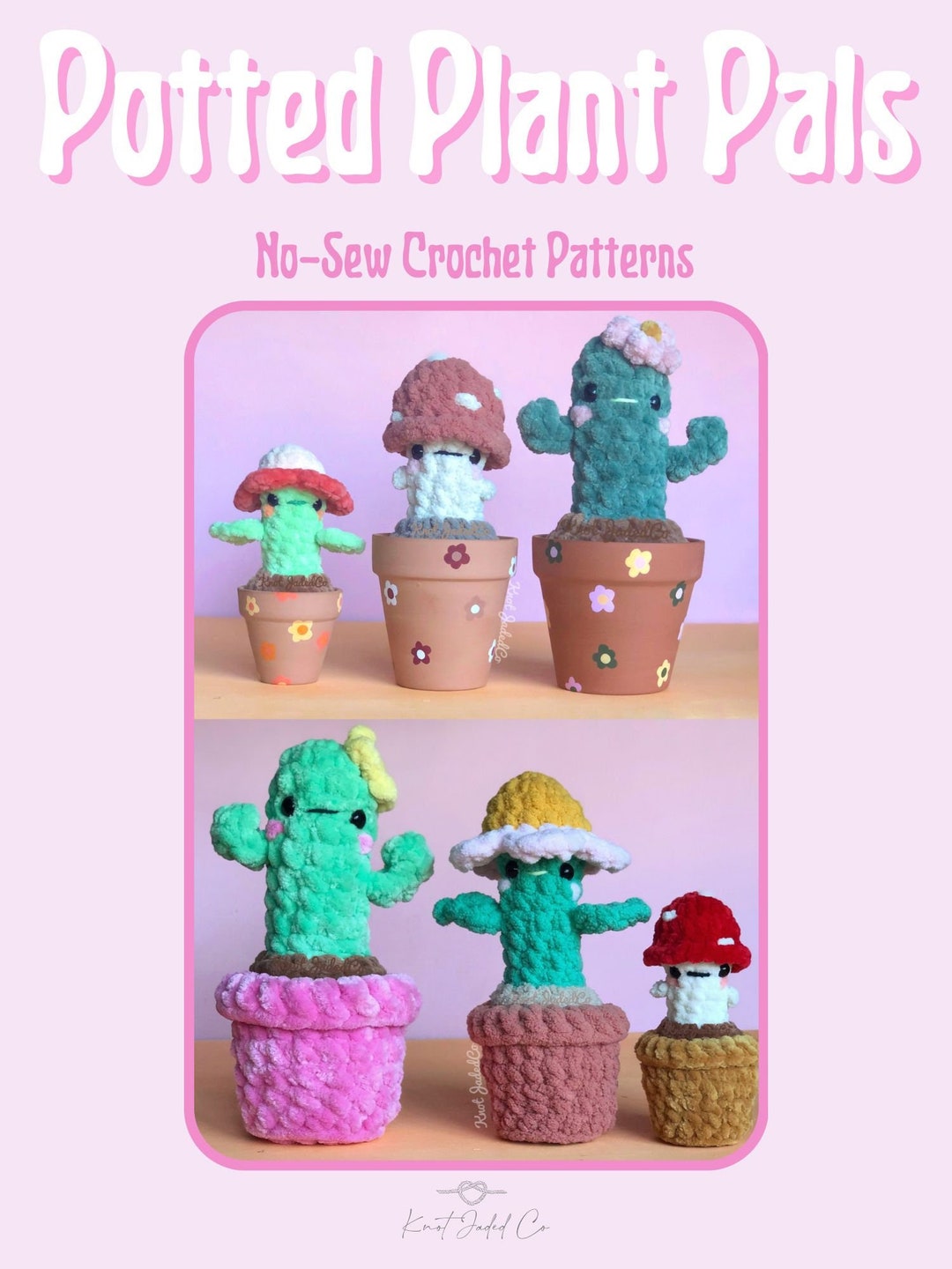 Potted Plant Pals Crochet Pattern - Etsy