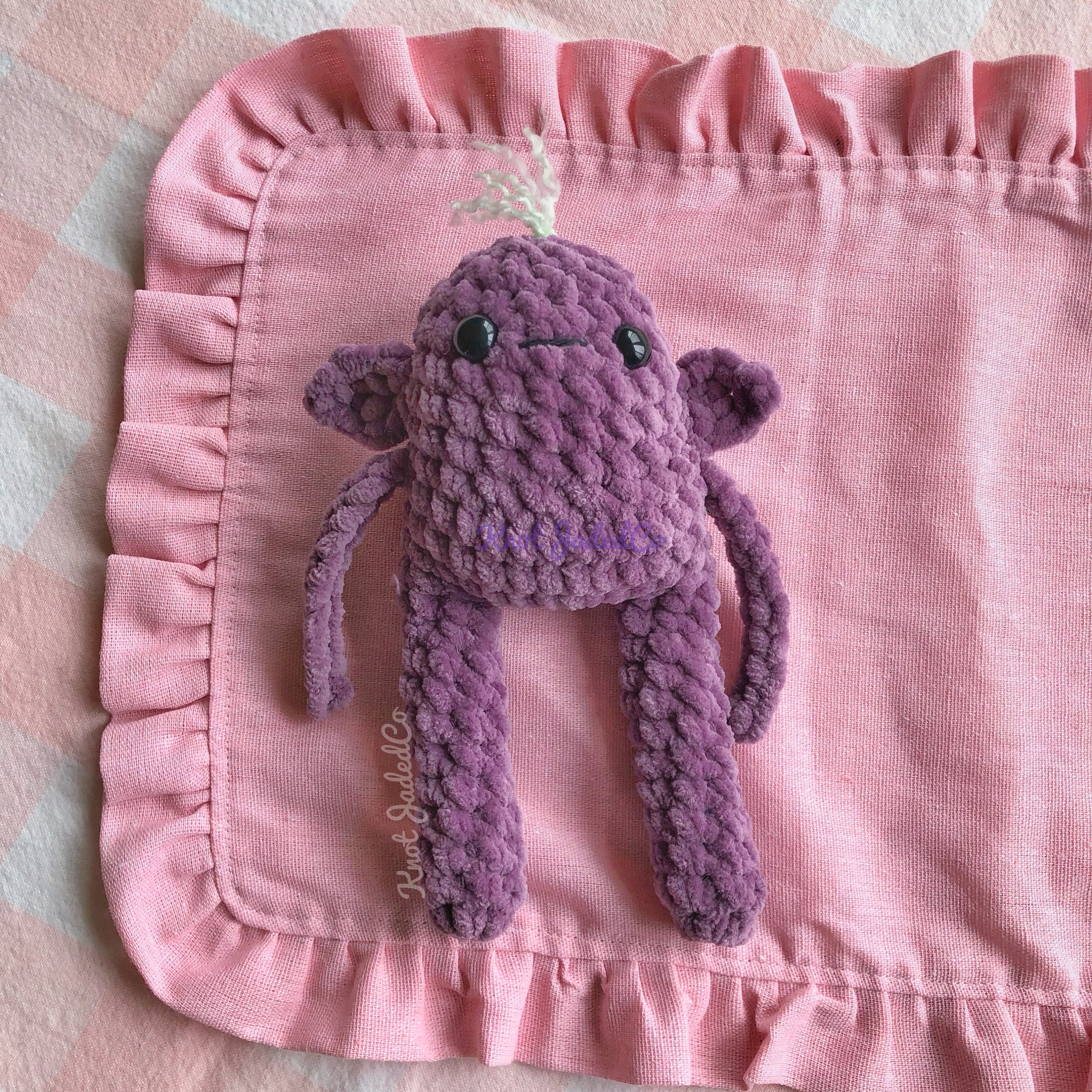 Gibby Goblin Low-sew Crochet PATTERN - Etsy