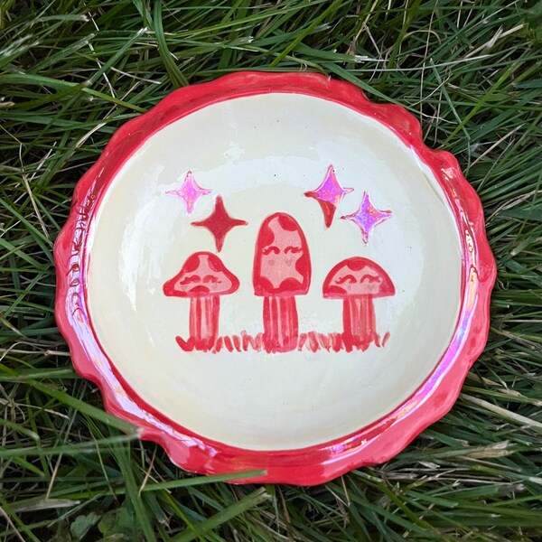 Ceramic Trinket Dish - Etsy