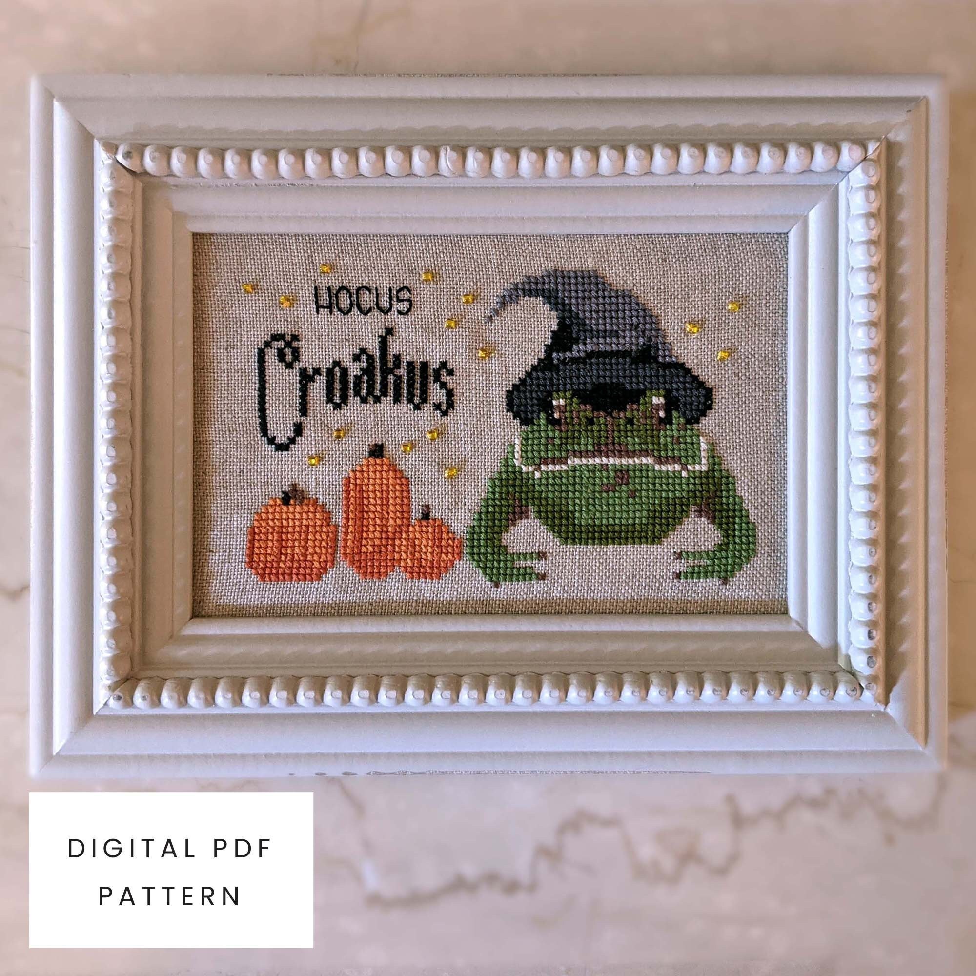 Hocus Croakus Cross Stitch Pattern (digital PDF Download) - Etsy