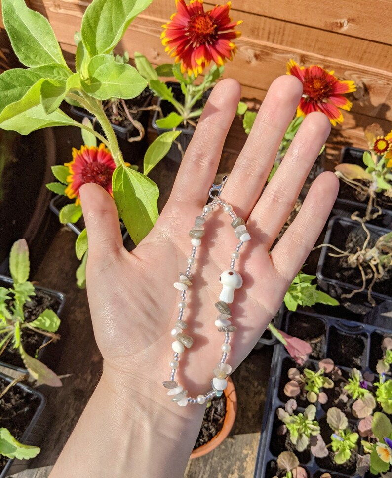 Fairycore Aesthetic Healing Crystal & Toadstool/mushroom - Etsy UK