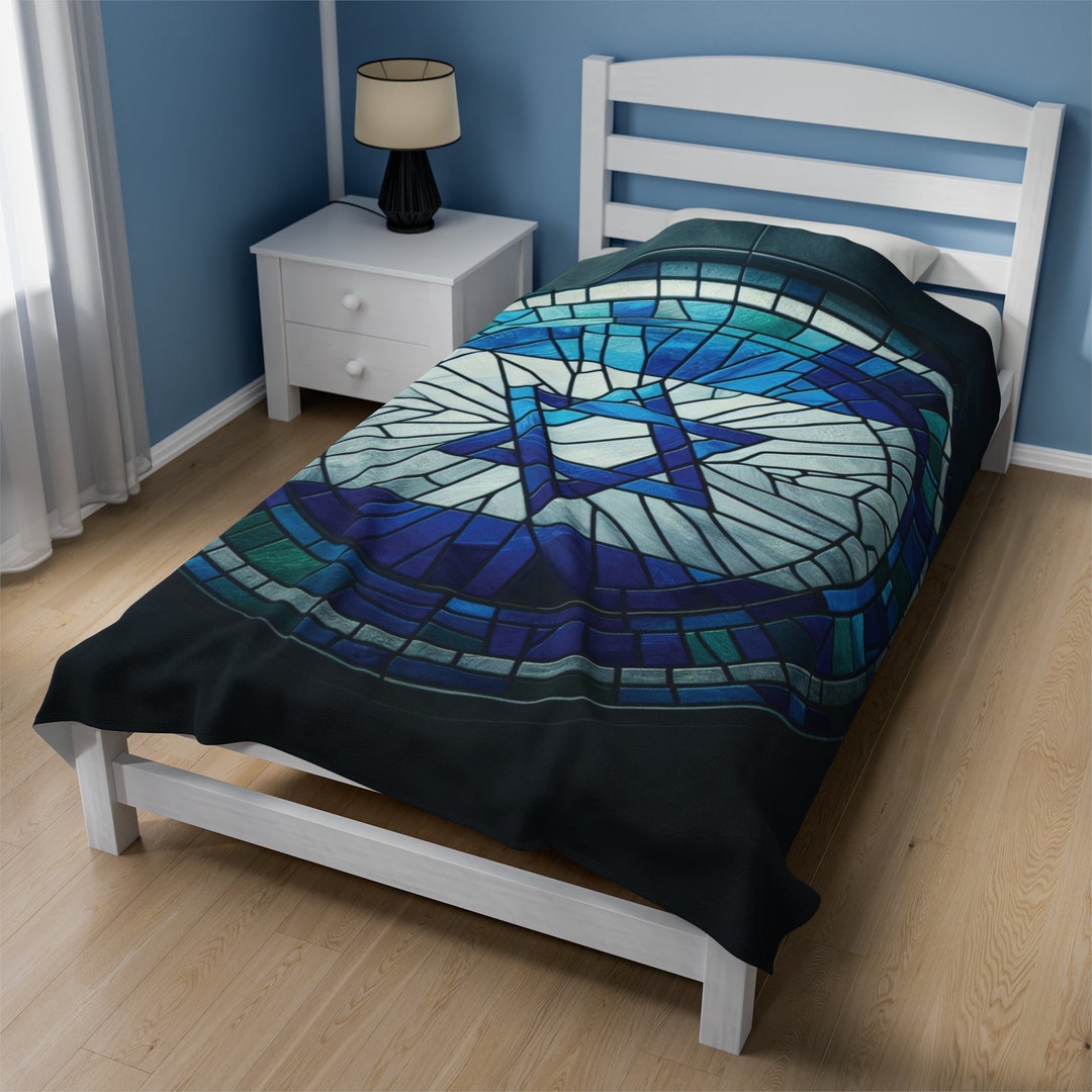 Stand With Israel Star of David Passover Gift Israel Flag Blue and ...