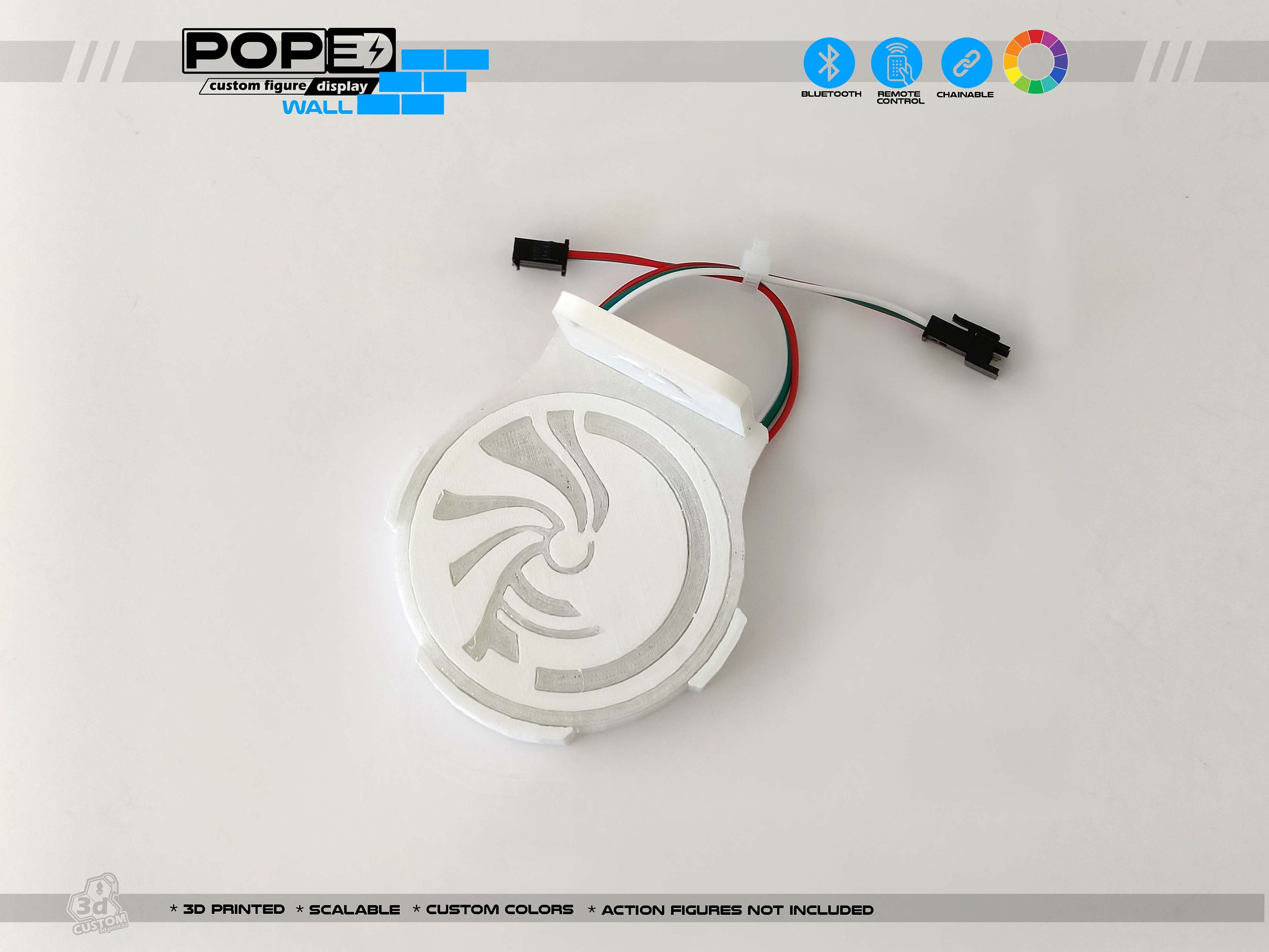 Customizable 3D Printed Action Figure Displays With LED Lighting Funko ...