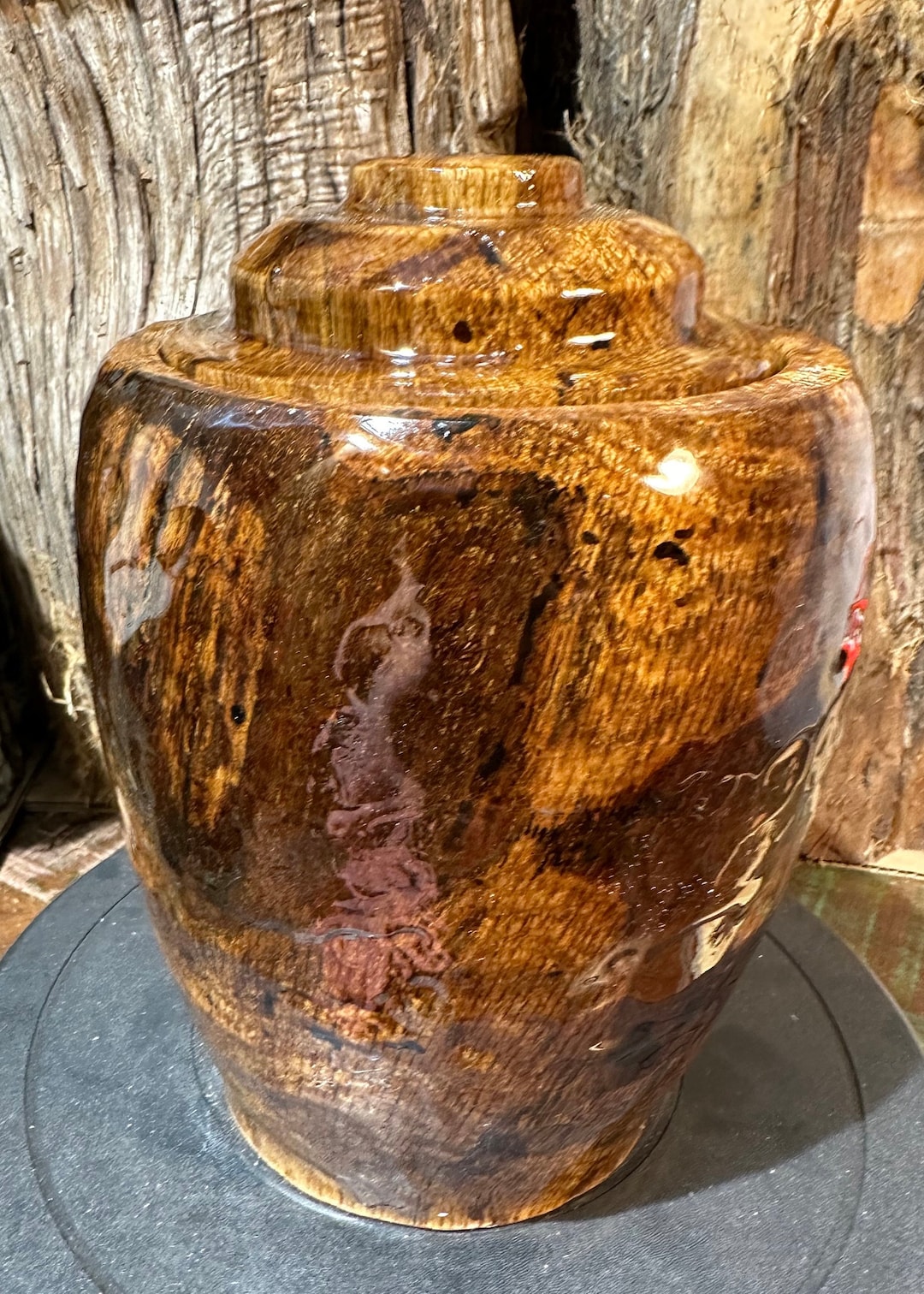 Custom Old Aged Oak Urn - 100LB | A Timeless Tribute. 271524 - Etsy