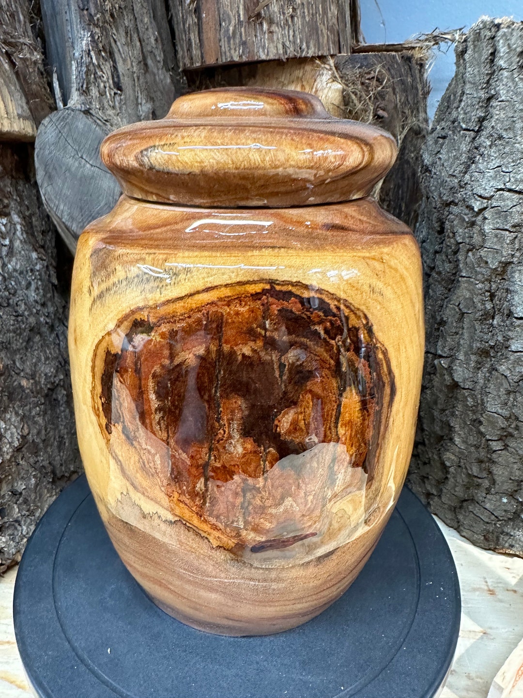 Custom Pecan Wood Urn - 170cc | A Timeless Tribut - Etsy