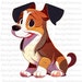 Digital Print PNG Clipart Cartoon Dogs Printing, Web Design, Crafting ...