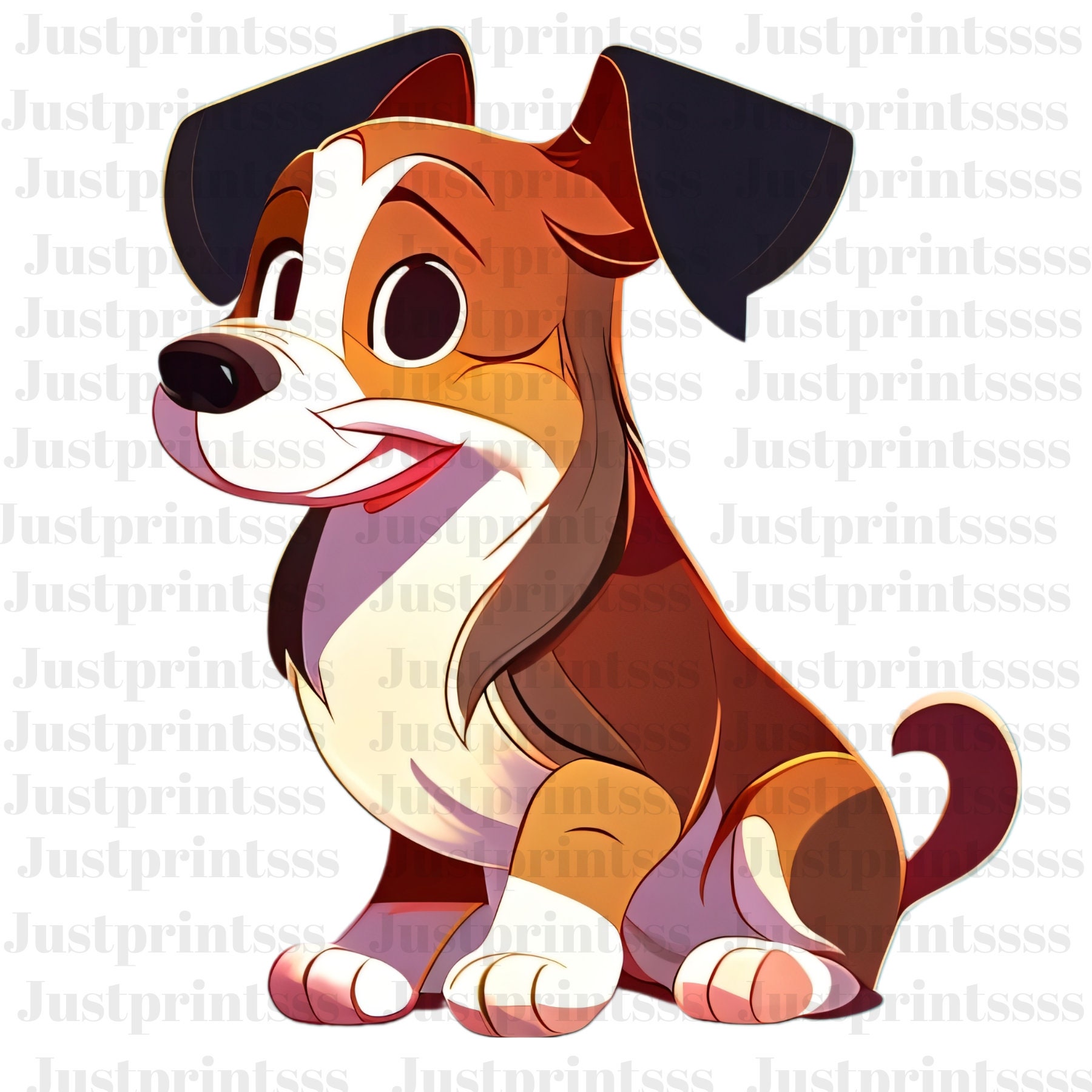 Digital Print PNG Clipart Cartoon Dogs Printing, Web Design, Crafting ...