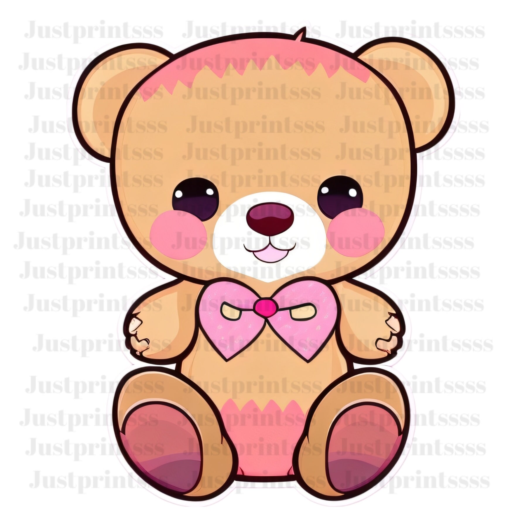 Digital Print PNG Clipart - Kawaii Teddy Bears - Printing, Web Design ...