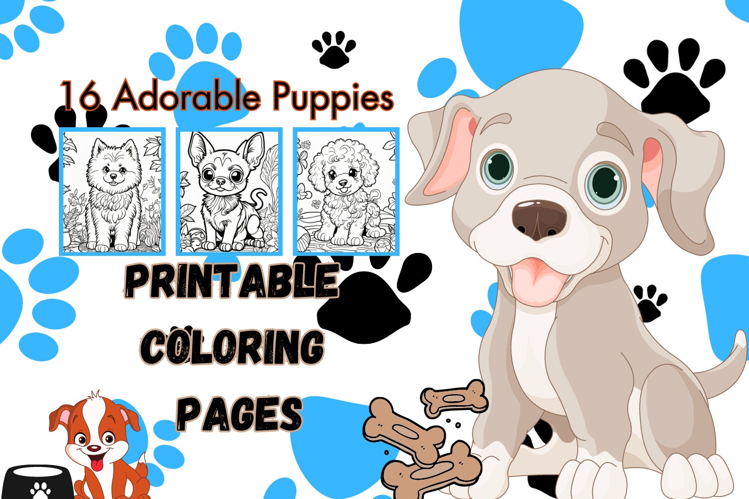 Paw-some Puppy Coloring Pages | Delightful Creativity for All Ages ...