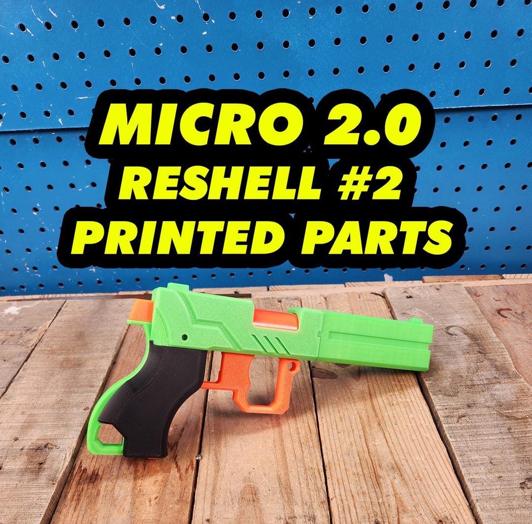 Type 2 - Micro 2.0 Reshell Gencomegawerks Xshot Printed Parts - Etsy