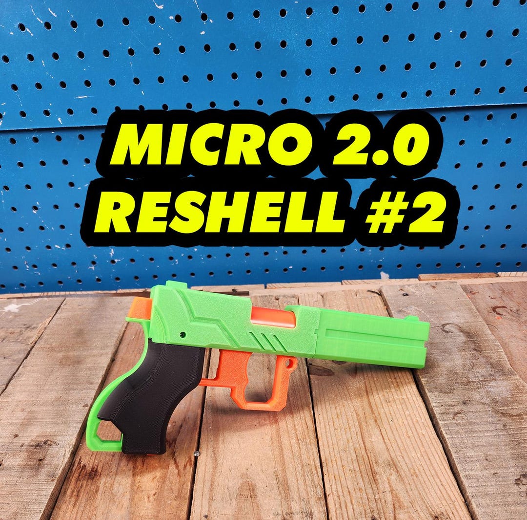 Type 2 - Micro 2.0 Reshell Gencomegawerks Xshot Blaster Reshell Type 1 ...
