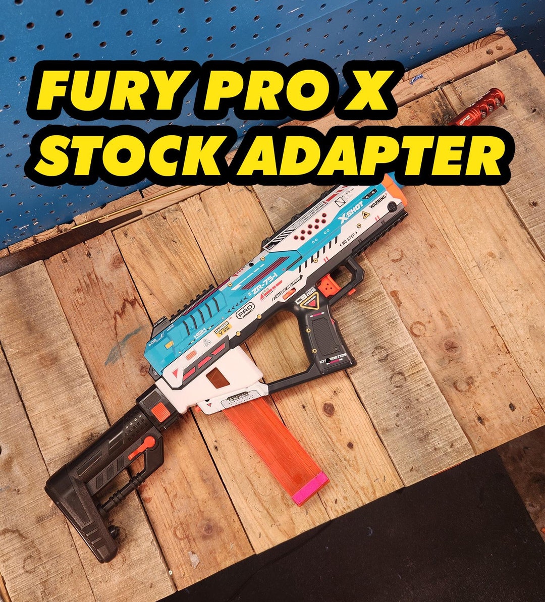 X-shot Pro Fury X Stock Adapter Mod - Etsy