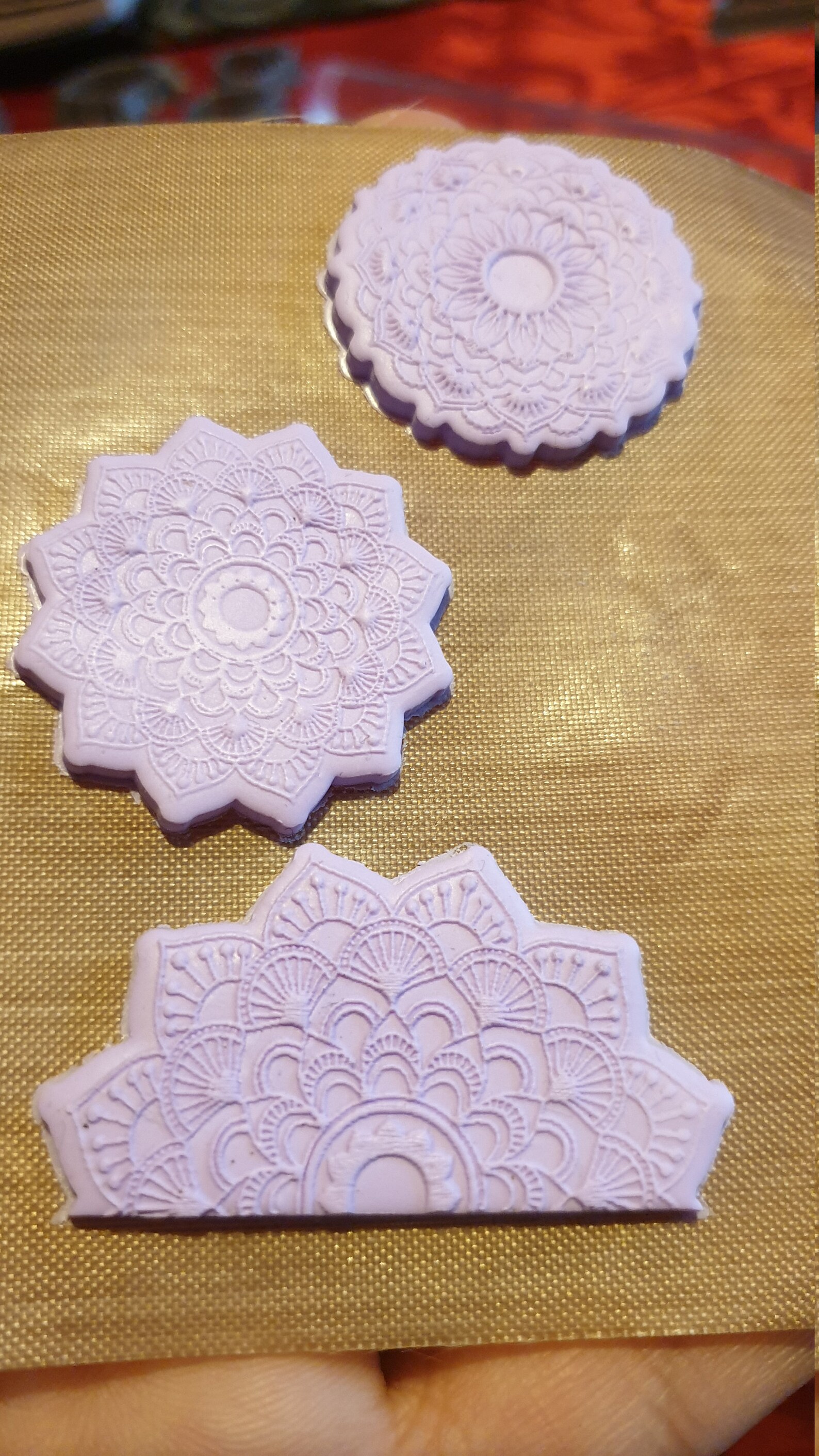 Mandala Texture / Metal Clay / Texture Tile / Texture / - Etsy