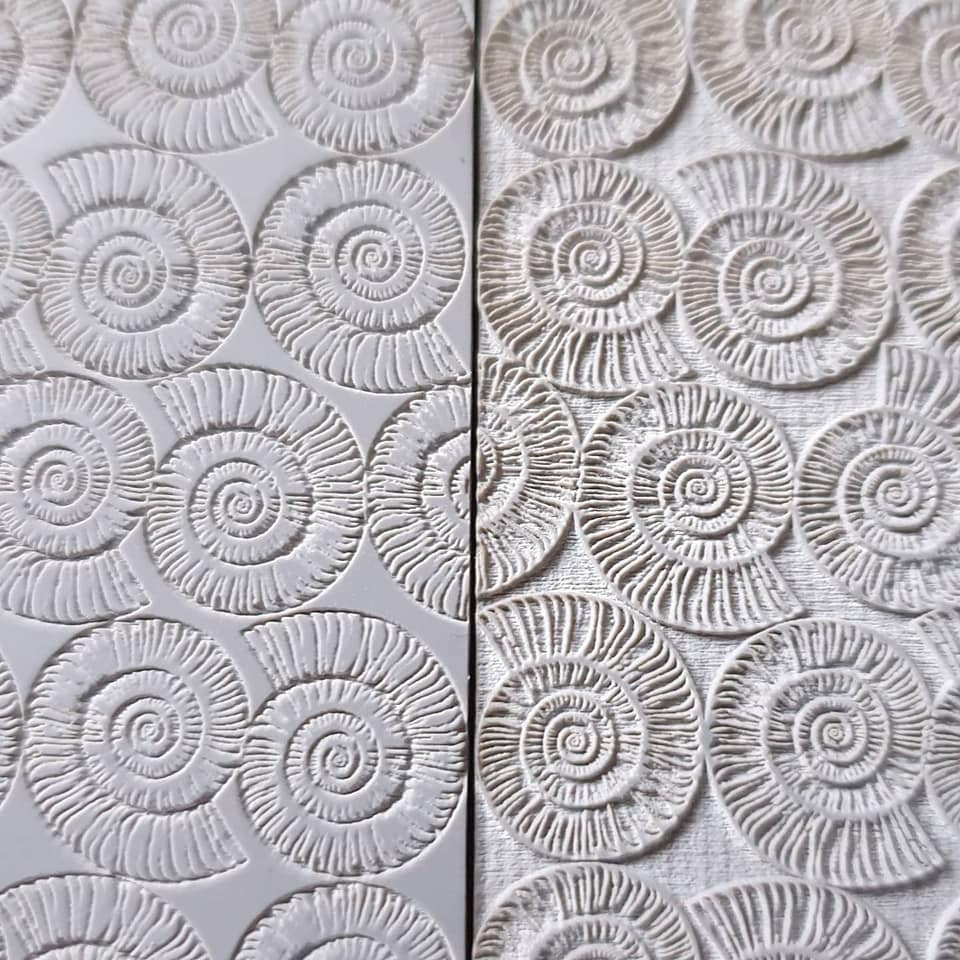 Shells Texture / Metal Clay / Texture Tile / Texture / Polymer - Etsy UK