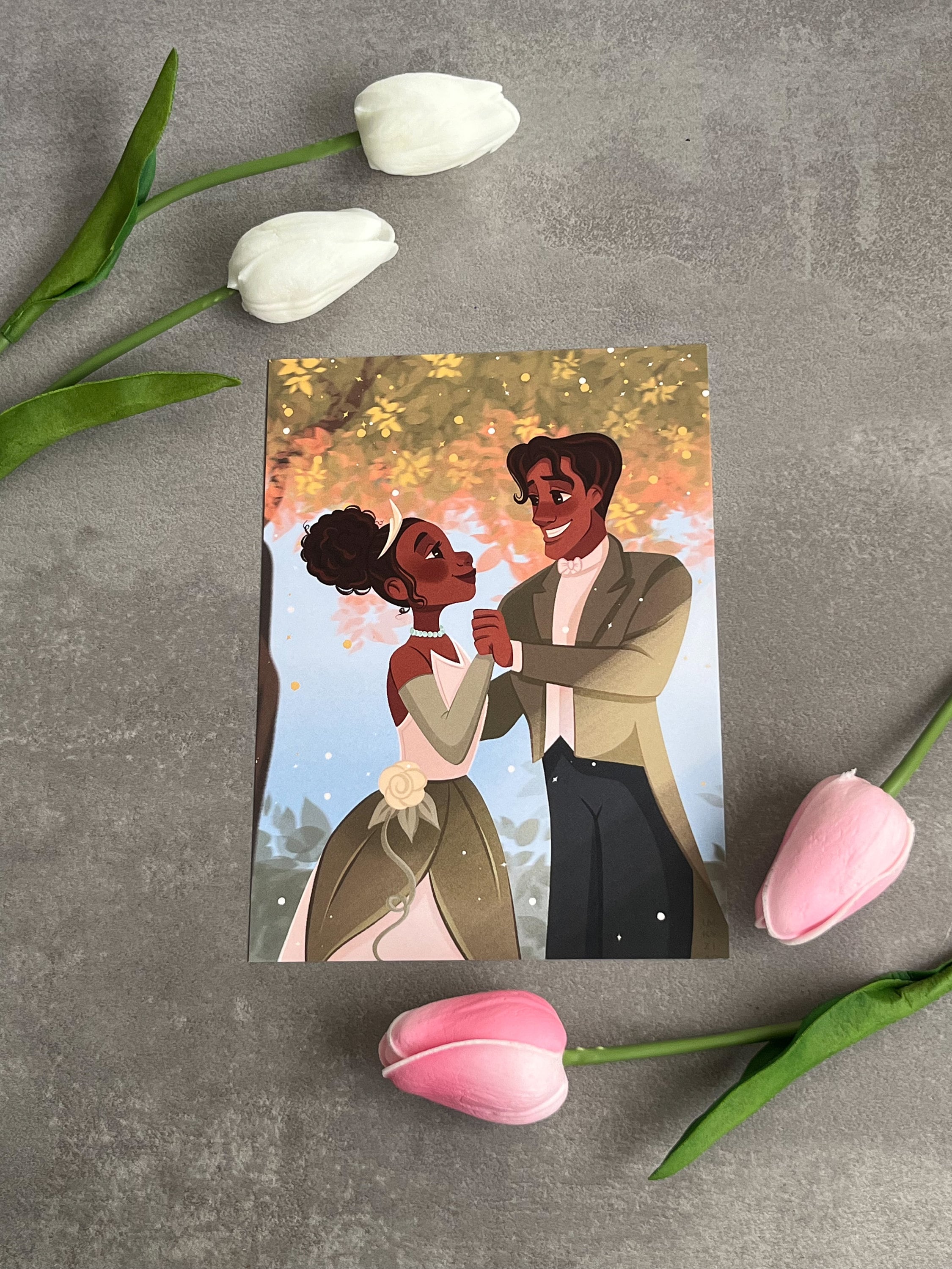 Tiana & Naveen Art Print - Etsy