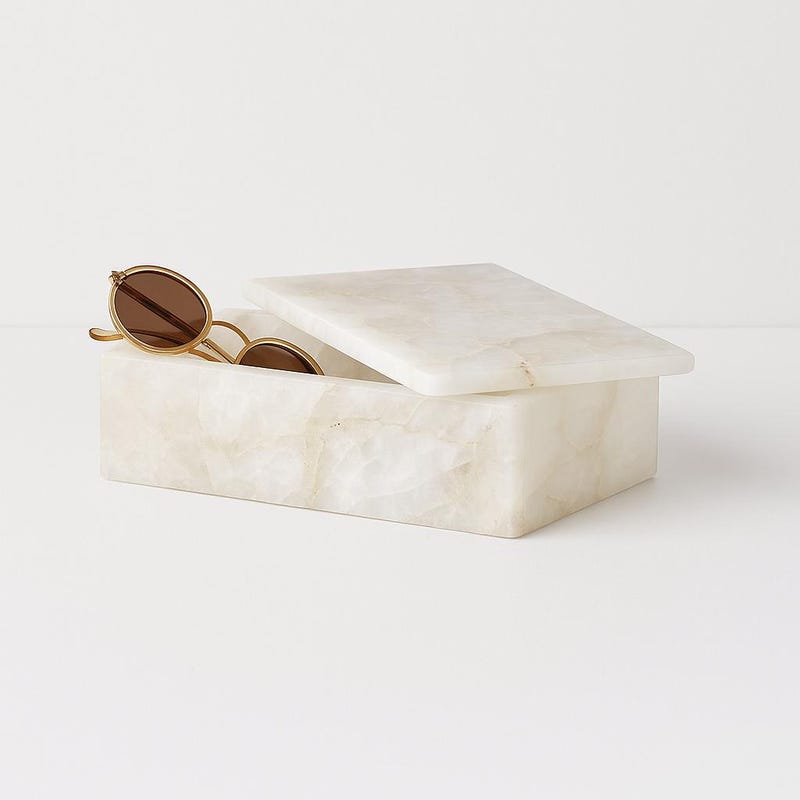 Marble and Stone Box - Etsy