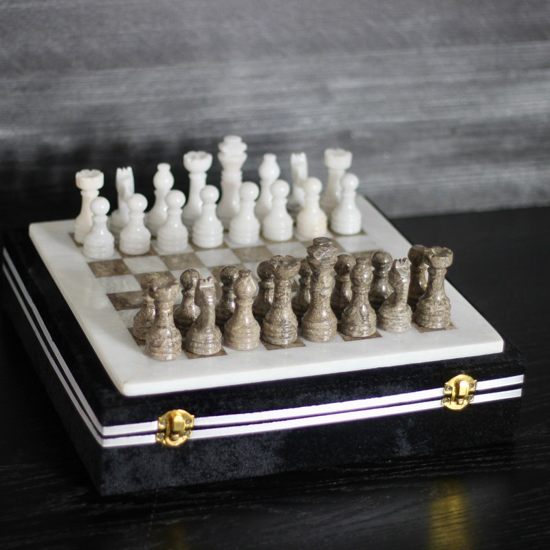 Stone Chess Set - Etsy