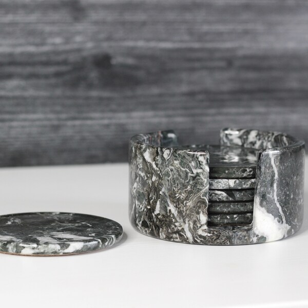 Marble Coasters - Etsy