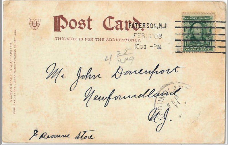 VINTAGE Benjamin Franklin 1 Cent Us Postage Stamp 1902,RARE! Highly ...