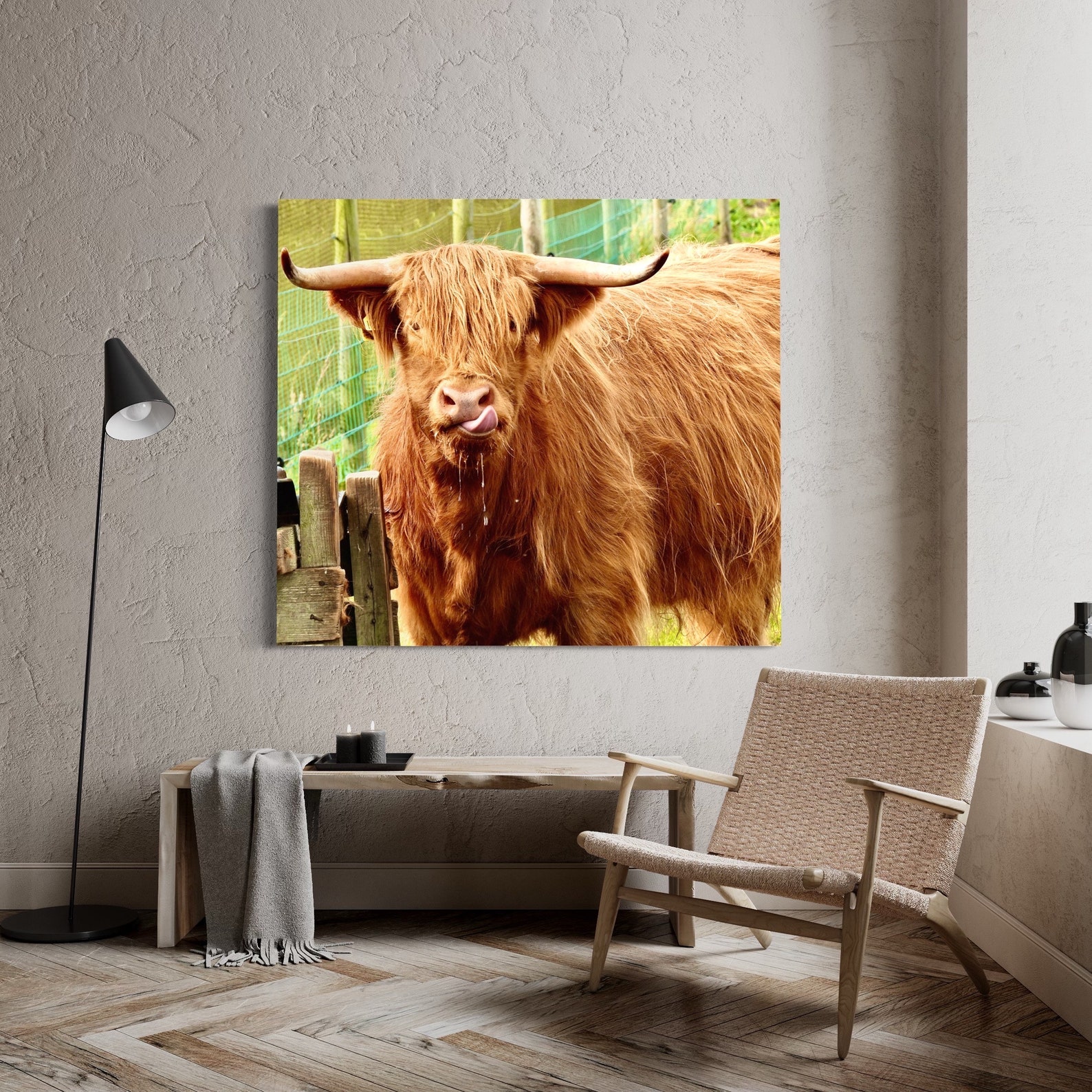Highland Cow Print - Etsy