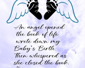 Baby Memorial Garden Flag: Sympathy Gift, Infant Loss (digital Design ...