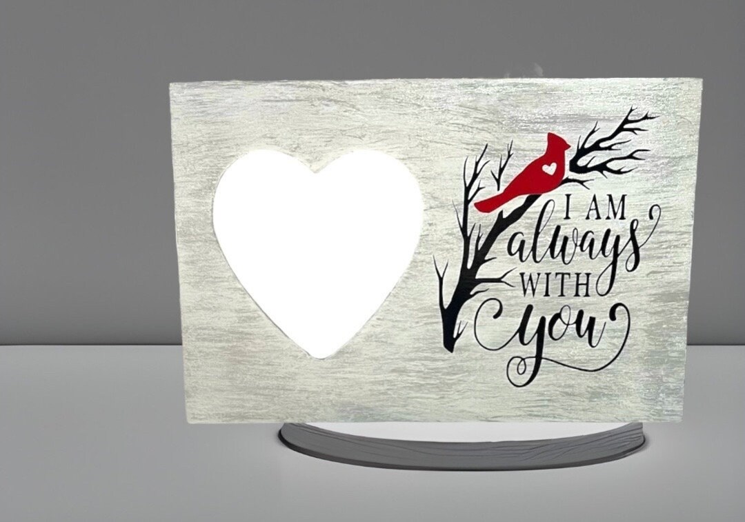 Red Cardinal Memorial Picture Frame: Bereavement Gift - Etsy