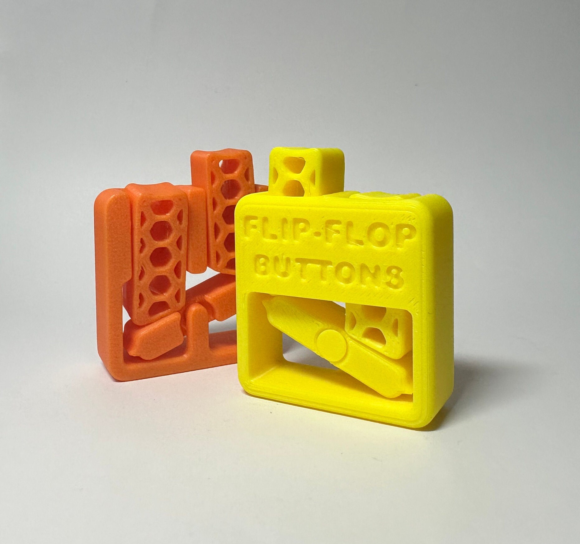 Flip Flop Button Fidget Toy {3D Printed} - Etsy