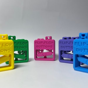 Flip Flop Button Fidget Toy {3D Printed} - Etsy UK