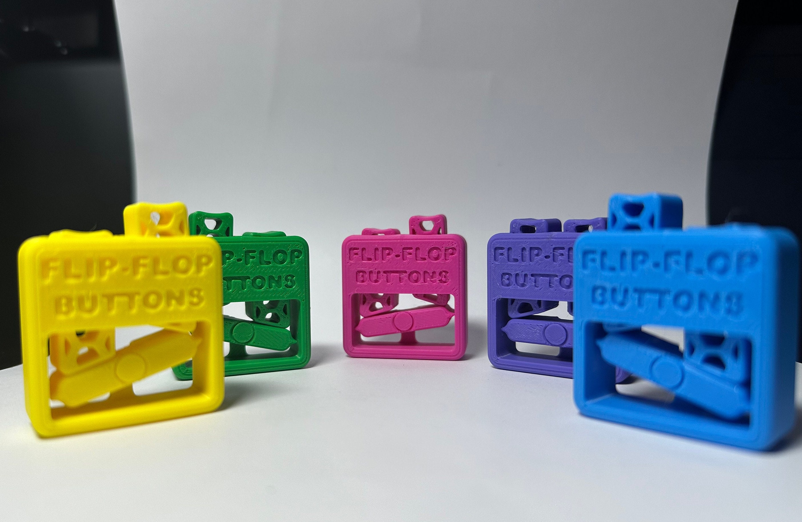 Flip Flop Button Fidget Toy {3D Printed} - Etsy UK