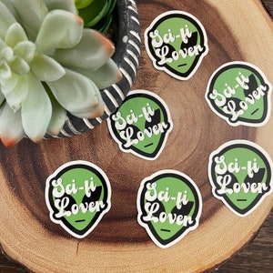 Sci-fi Lover | Weatherproof Vinyl Sticker - Etsy