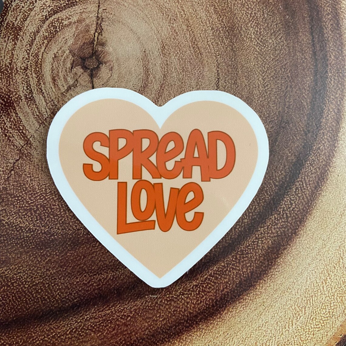 Spread Love | Weatherproof Vinyl Sticker - Etsy