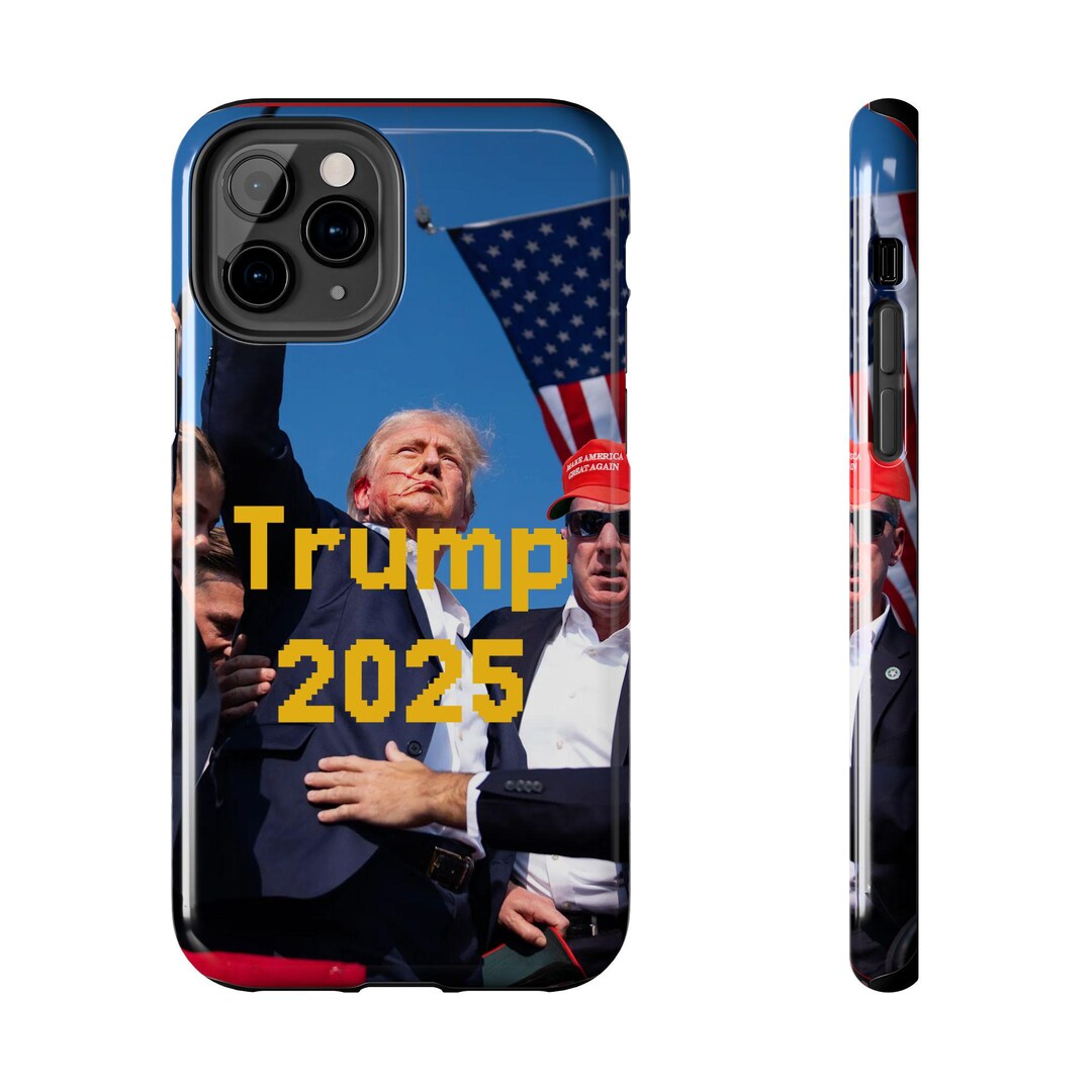 Patriotic Trump 2025 Phone Case, Tough Phone Cases Gift for Trump ...