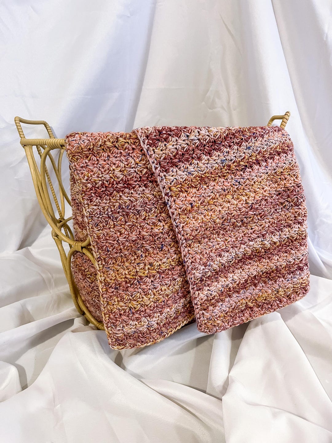 Sunrise Stripes - Crochet Baby Blanket - Etsy
