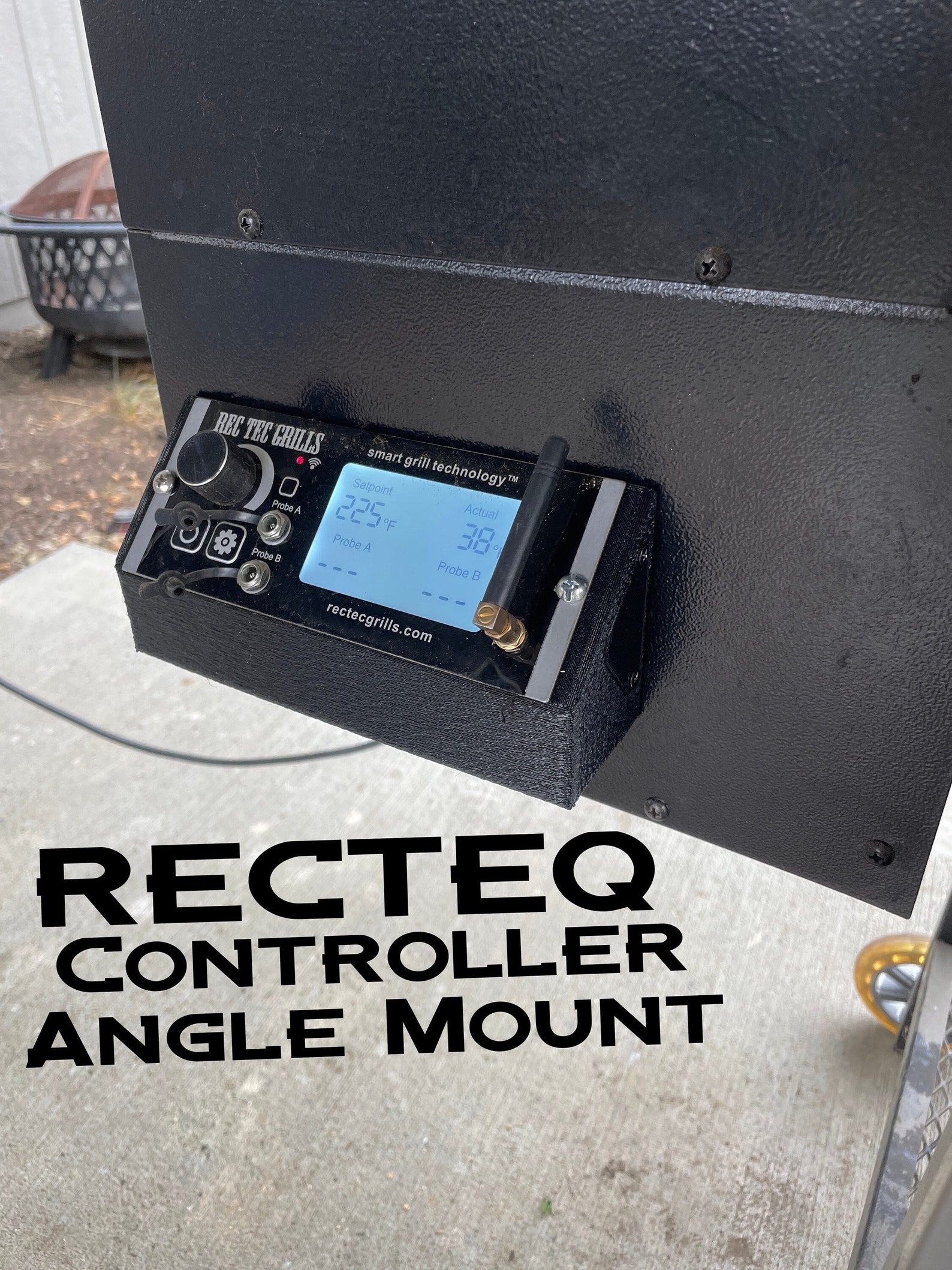 Recteq Controller Angle Mount for Recteq 590 gen1 and Recteq 340 gen1 ...