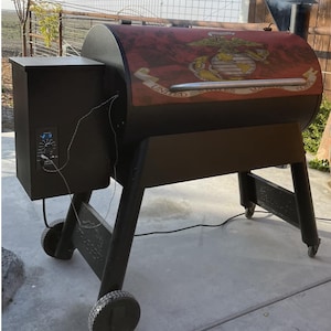 Custom Vinyl Smoker/grill Lid Wraps. Traeger, Recteq, Pitboss ...