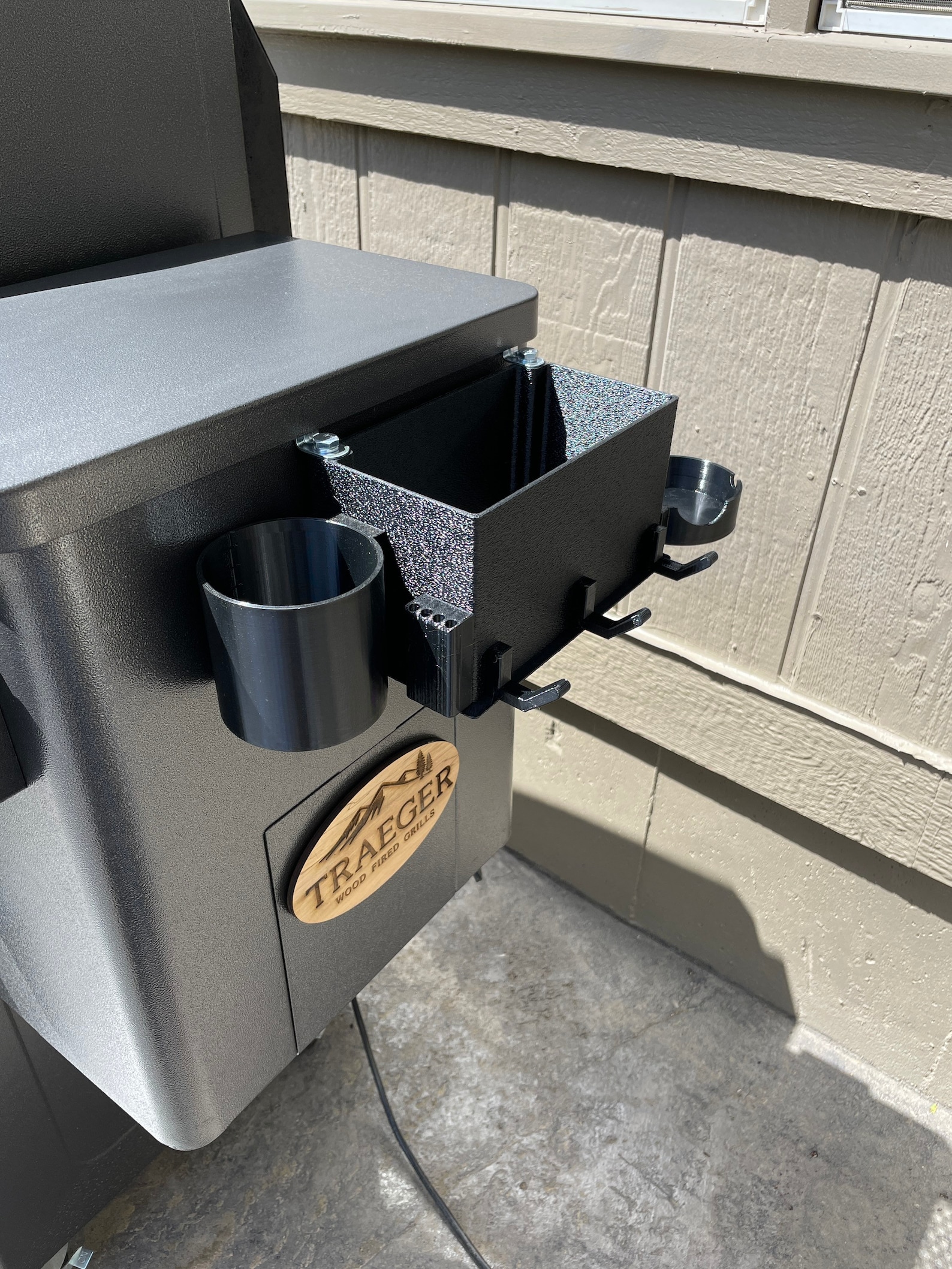 Pellet Smoker Storage Basket W/accessories for Traeger Pellet Smokers ...